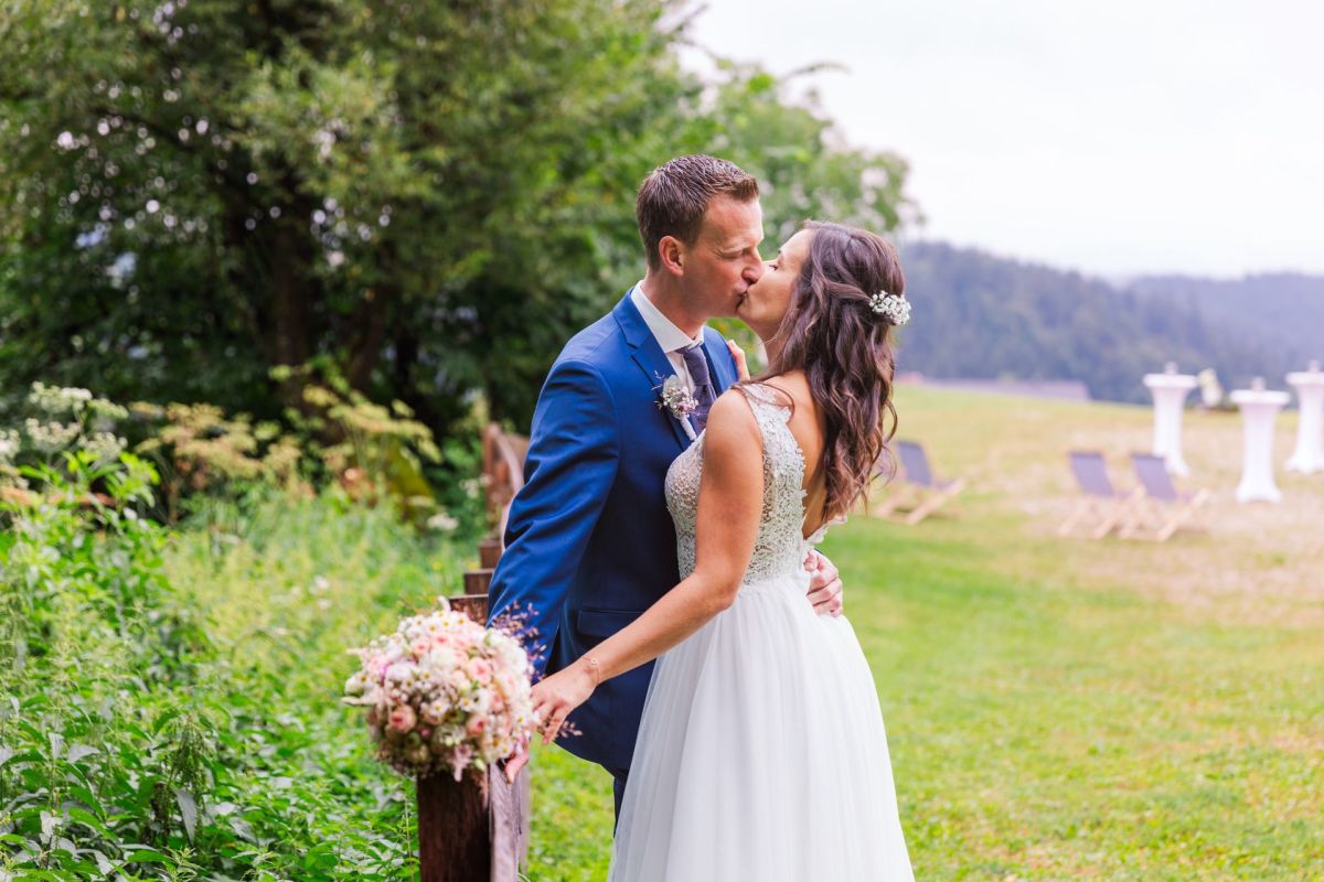 Traumhochzeit auf der Fani Alm mit wunderschönem Sonnenuntergang